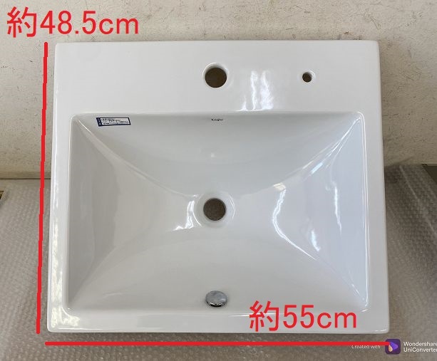 【未使用】K016 KAKUDAI 493-003H ITALY Luju カクダイ 陶器製 角型洗面器 ホワイト 本体のみの落札情報詳細 - ヤフオク落札価格検索 オークフリー