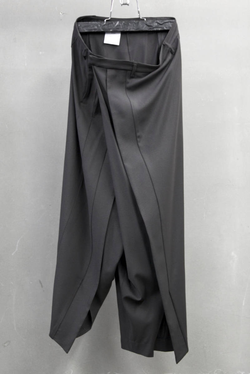 【目立った傷や汚れなし】JULIUS 13-14 FW collection [crack;]クリースフォールディングトラウザース CREPE ...