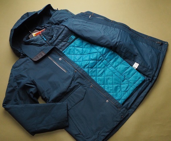 【未使用】新品正規39000円 ノースフェイス 3way 防水透湿 Hyvent VX高機能中綿 FUSEFORM トリクライメット ...