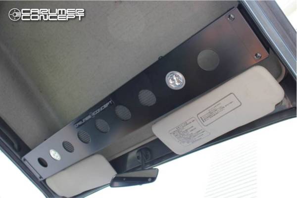 【未使用】CARUMER CONCEPT SJ30.JA71.JA11.JA12.JA22 他 ジムニー オーバーヘッドラック ルームランプ装備 収納棚 天井収納 車中泊にも便利 の落札情報 ...