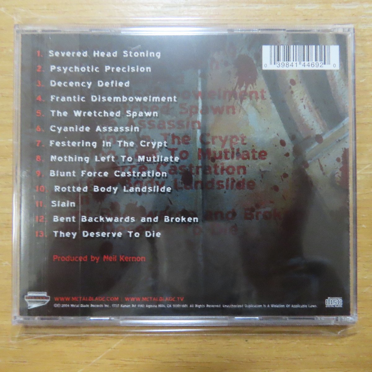 【やや傷や汚れあり】039841446920;【CD/デスメタル】カンニバル・コープス / The Wretched Spawnの落札情報詳細 ...