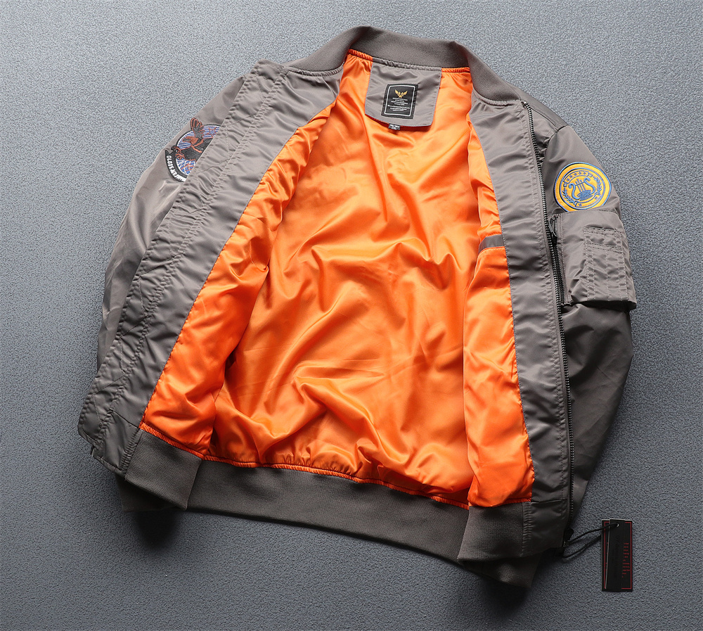 【未使用】重宝!新品GY183-XL MA-1 グレー メンズ ジャケットフライトジャケット ジャンパー 高級刺繍 ミリタリージャケット 防寒 エムエーワン 春秋 の落札情報詳細 - ヤフオク ...