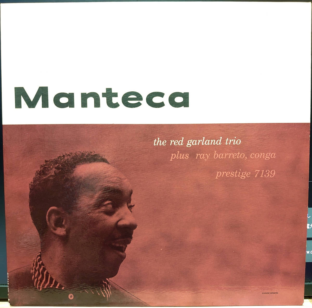 【目立った傷や汚れなし】 【US Prestige, Ylw,Bergenfield】Red Garland / Manteca Mono PRLP7139 良く歌うピアノがコンガの音と相まっ ...