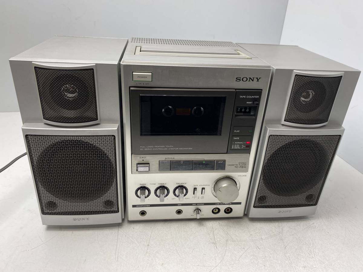 【傷や汚れあり】★SONY TC-PB10★ソニー ステレオカセットプレーヤー ラジカセ【中古/現状品/動作未確認ジャンク】の落札情報詳細 ...
