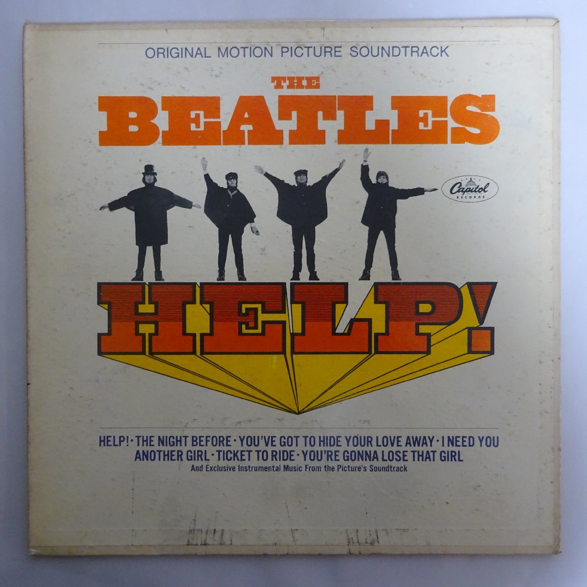 【やや傷や汚れあり】14010701;【USオリジナル/虹ラベル/MONO】The Beatles / Help! (Original Motion Picture Soundtrack) の ...