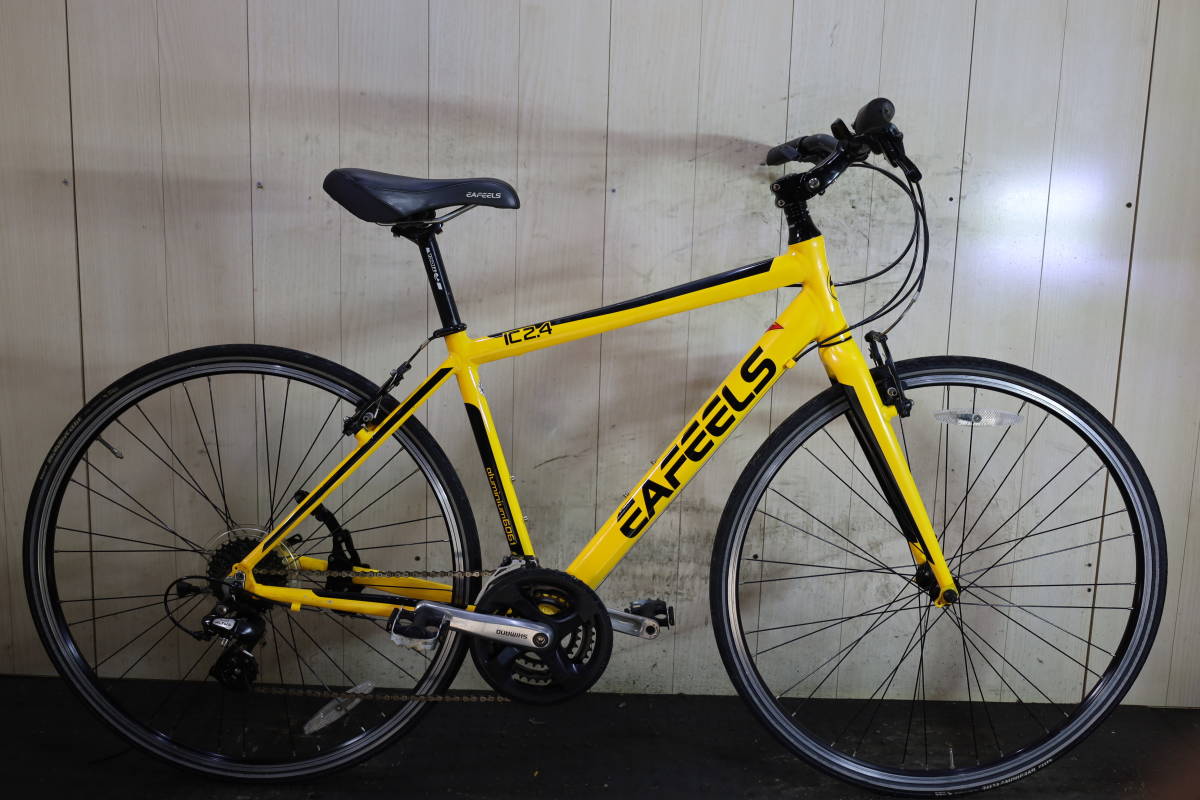 【傷や汚れあり】人気美品！EAFEELSエアフィールズIC2.4 700C アルミ 24速 460mm クロスバイクの落札情報詳細 ...