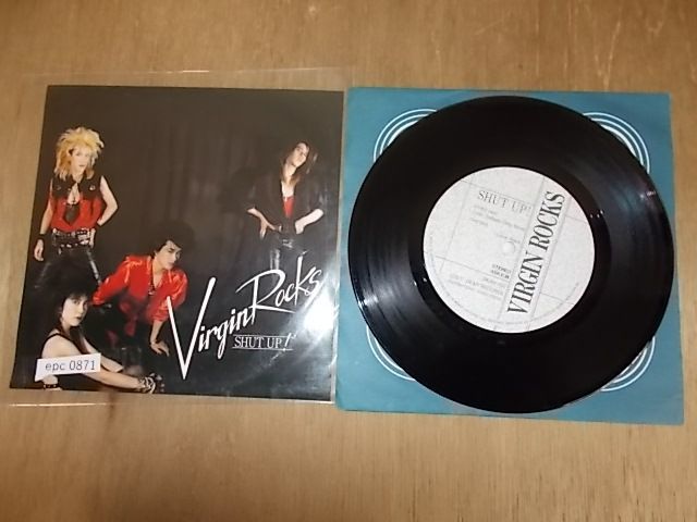 【やや傷や汚れあり】epc0871 EP 【N-Aシミ有り-有】 VIRGIN ROCKS/SHUT UP！ の落札情報詳細| ヤフオク落札価格情報 オークフリー