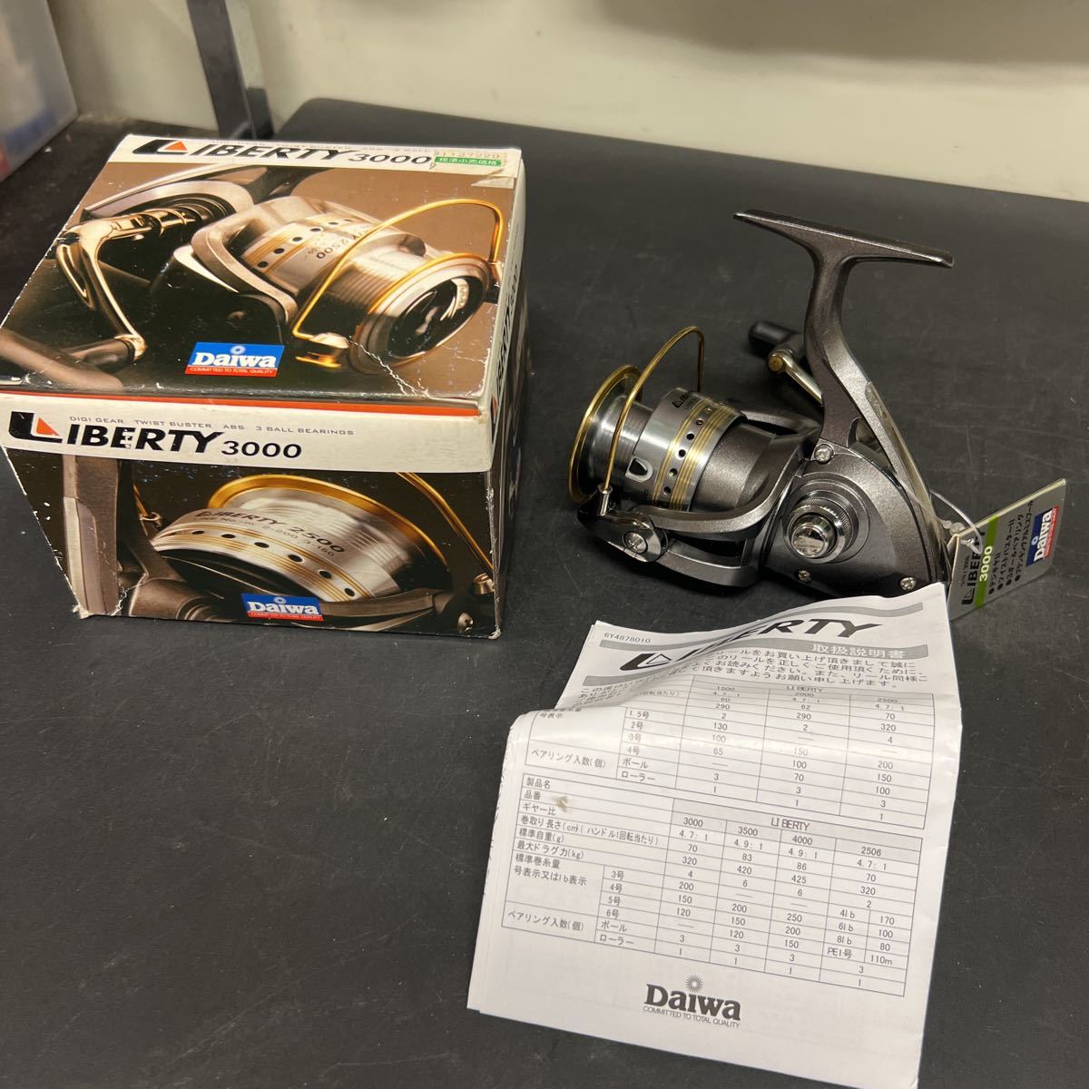 【未使用】t11-246 DAIWA ダイワ LIBERTY 3000 リバティ スピニングリール 釣具 未使用品 の落札情報詳細 ...