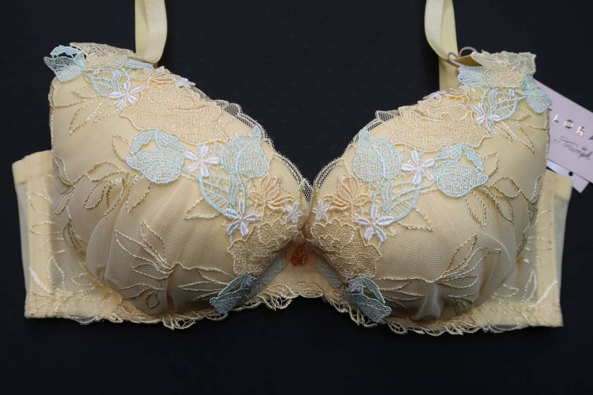 【未使用】1Y★ D75 トリンプ ブラジャー FLORALE フロラーレ 高級ライン 豪華 刺繍 アーモンド 桜 お花 かわいい キュート 黄色 系 の落札情報詳細| ヤフオク落札価格情報 ...