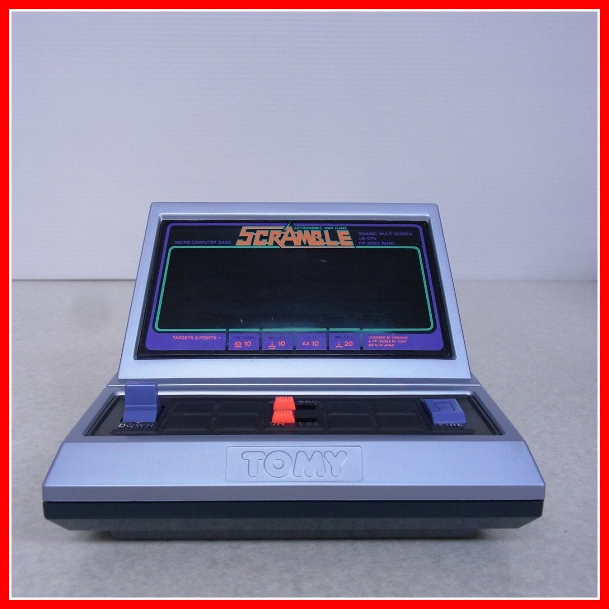 【傷や汚れあり】動作品 LSIゲーム レトロゲーム スクランブル SCRAMBLE TOMY トミー KONAMI 箱付【20の落札情報詳細 - Yahoo!オークション落札価格検索 オークフリー