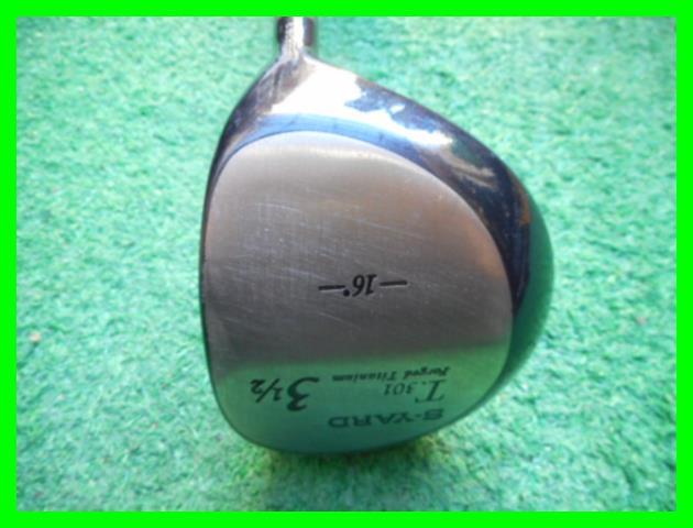 【傷や汚れあり】★ S-YARD T.301 フェアウェイウッド 3.5W 16° ★3916の落札情報詳細 - ヤフオク落札価格検索 オークフリー