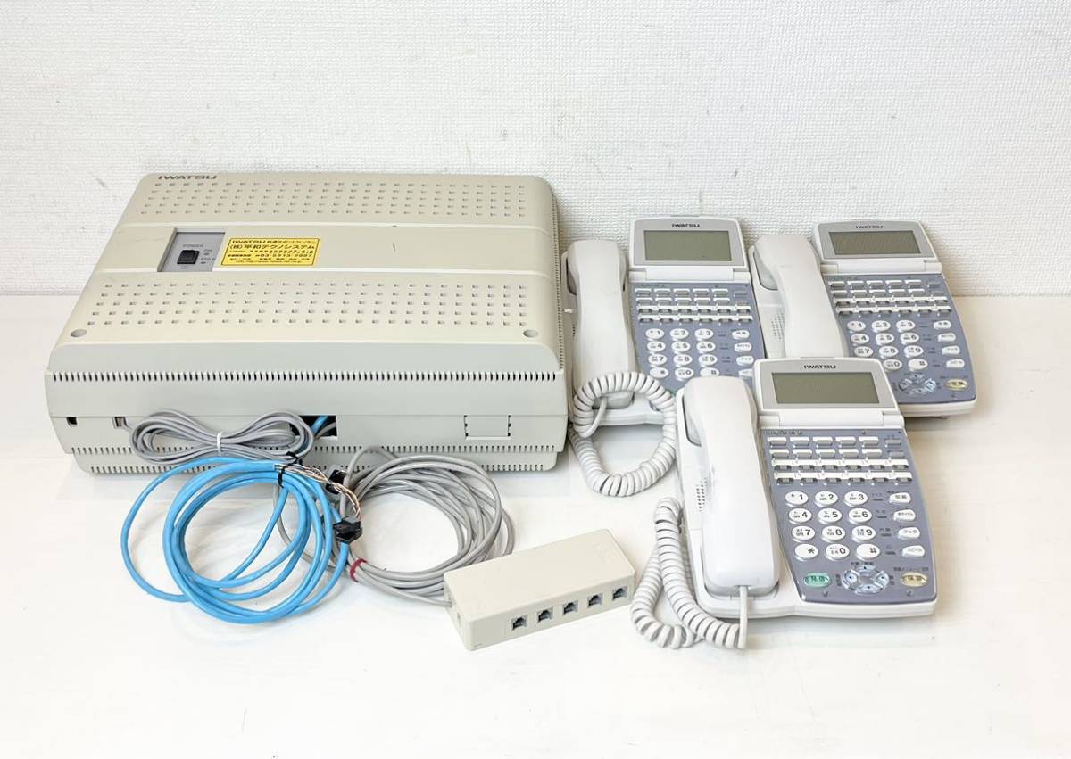 【傷や汚れあり】235＊中古品 ビジネスフォン IWATSU WX-12KTX-EX 3台 主装置 WX-512ME-EX まとめてセット 1部通電確認済み 現状品＊の落札情報詳細 ...
