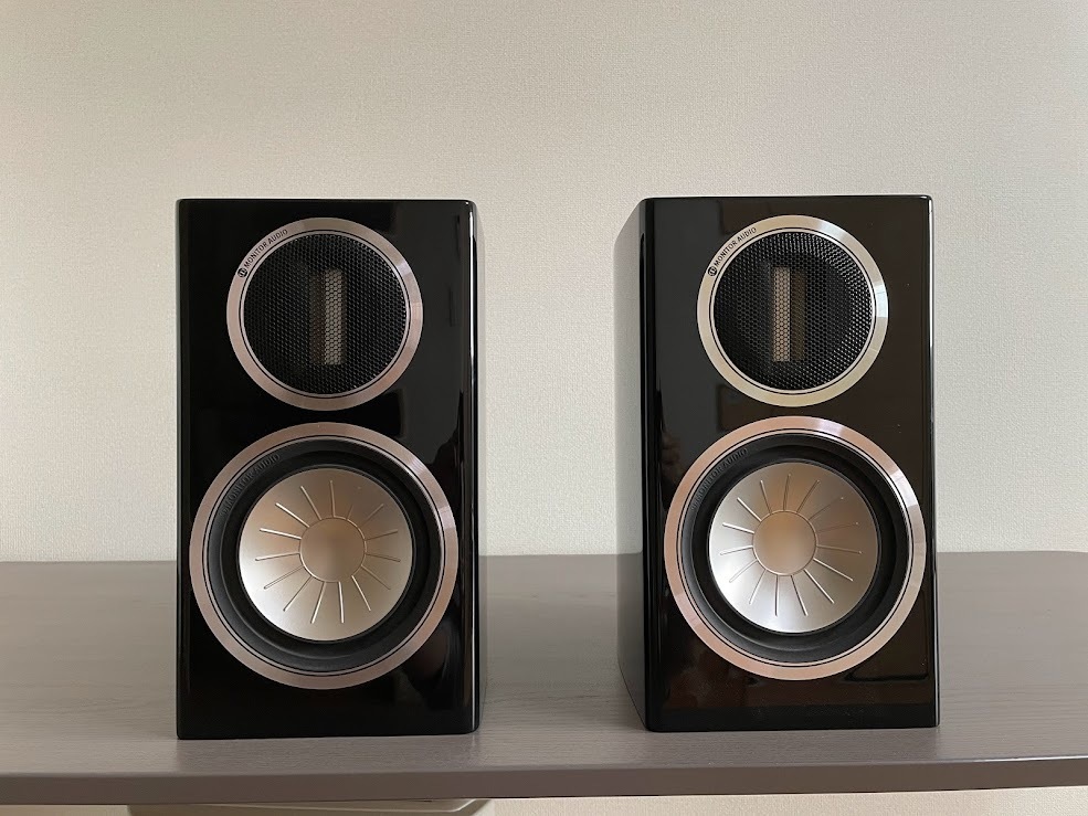 【目立った傷や汚れなし】 美品 定価約26万円 モニターオーディオ MONITOR AUDIO GOLD GX50-PB ピアノブラック 高級 ...