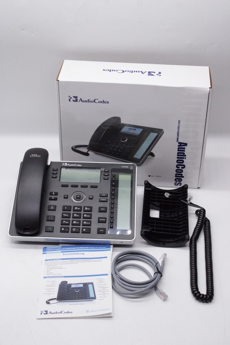 【未使用】〇1207【未使用品】AudioCodes / 440HD IP Phone / 電話機 / IP電話の落札情報詳細 - ヤフオク ...