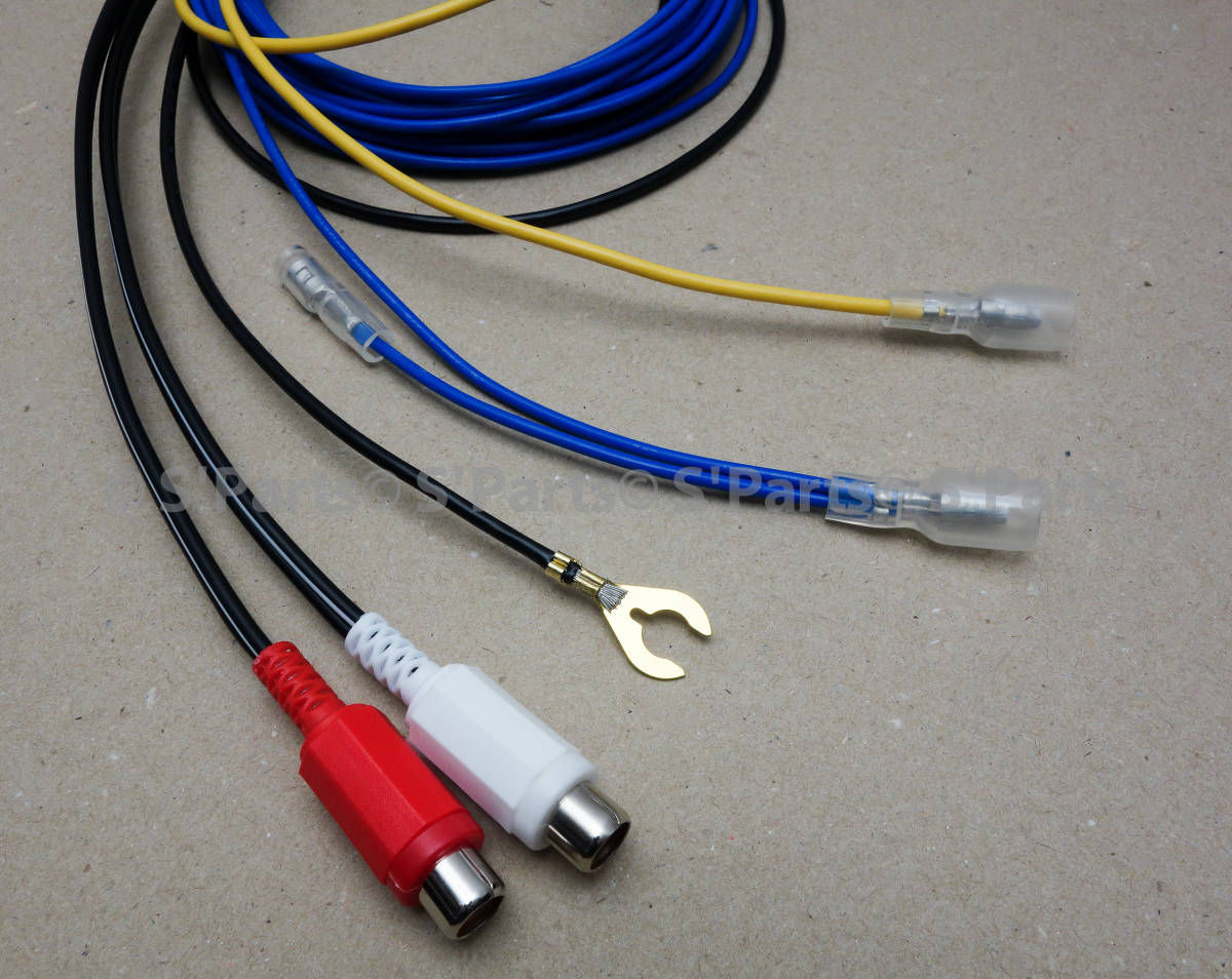 【未使用】カロッツェリア2Sq5mバッ直電源コードセット TS-WH500A TS-WX010A TS-WX210A TS-WX120A TS-WX110A TS-WX105A TS ...