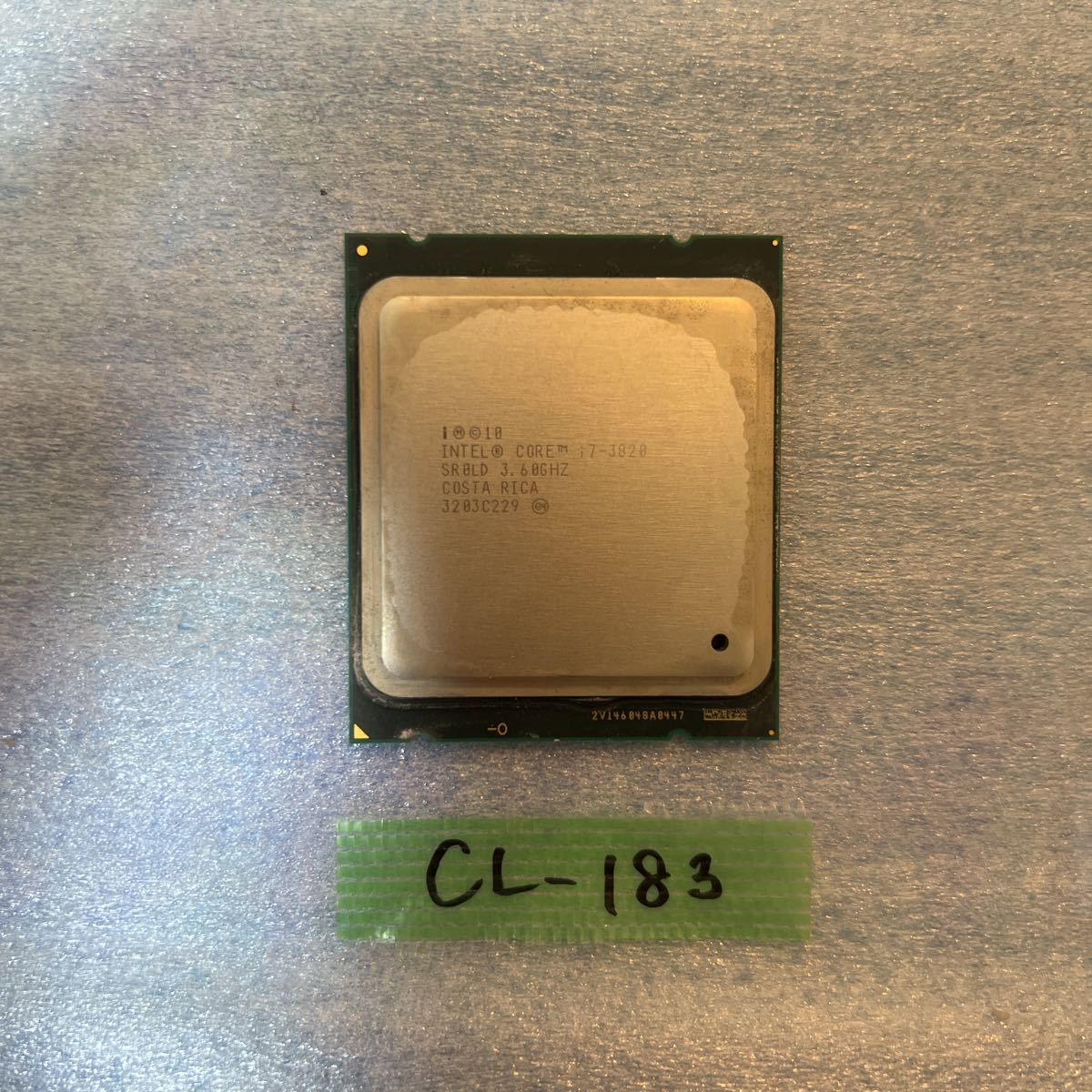【傷や汚れあり】CL-187 激安 CPU Intel Core i7 3820 3.60GHz SR0LD 動作品 同梱可能の落札情報詳細 ...