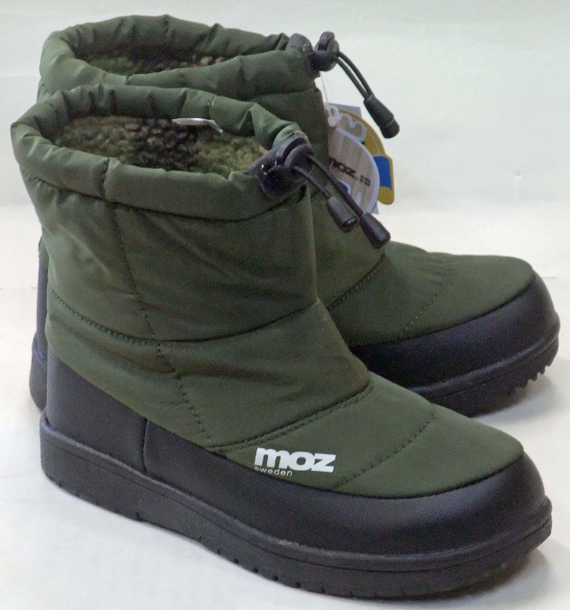 【未使用】送料無料 MOZ モズ MZ-7000 防水 防寒 防滑 ウインターショートブーツ カーキ 23.0cm 幅3E スノー カジュアルブーツ ダウン調 雪国仕様の落札情報詳細 ...