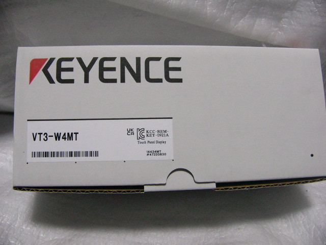 【未使用】★新品★ Keyence VT3-W4MT 4型タッチパネル TFTカラー モノクロ (白/桃/赤) RS-232Cタイプ 複数有の ...