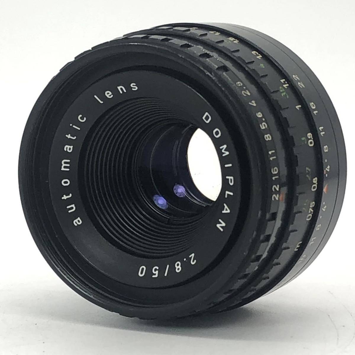 【目立った傷や汚れなし】★希少品★DOMIPLAN F2.8 50mm automatic lens マウント42 #zz546の落札情報詳細 ...