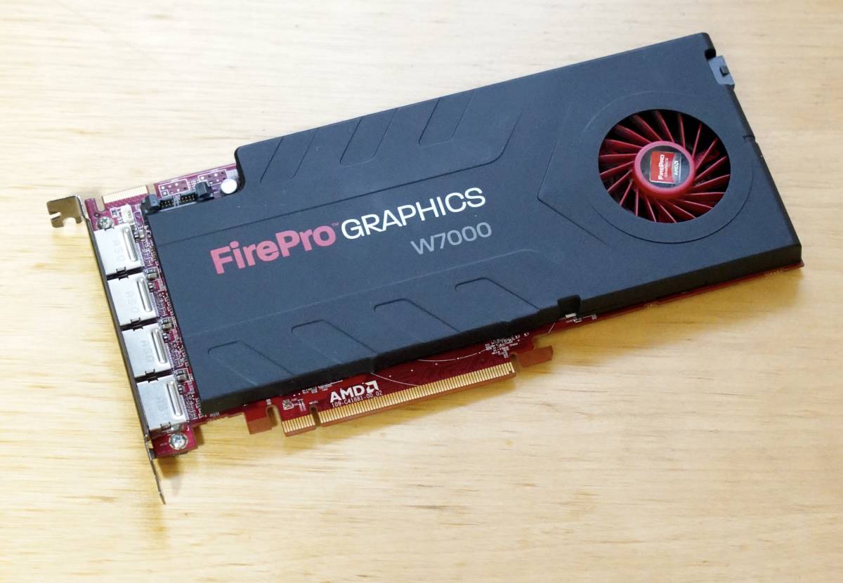 【やや傷や汚れあり】希少！ AMD FirePro W7000 GDDR5 4GB 4K・Metal対応 950MHz EFI boot機能可能 2008-2012MacPro 最新macOS ...
