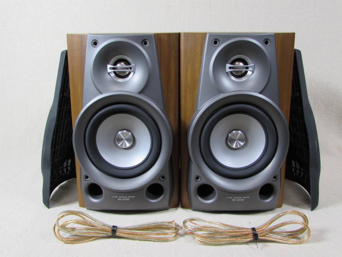 【やや傷や汚れあり】Victor ビクター スピーカー SX-EX50 2本セット ケーブル付き EX-50用スピーカーシステムの落札情報詳細 ...
