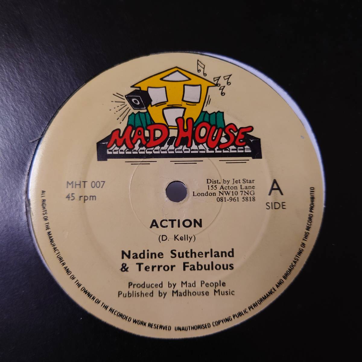 【目立った傷や汚れなし】★Actionオケ②★ Nadine Sutherland & Terror Fabulous - Action ...