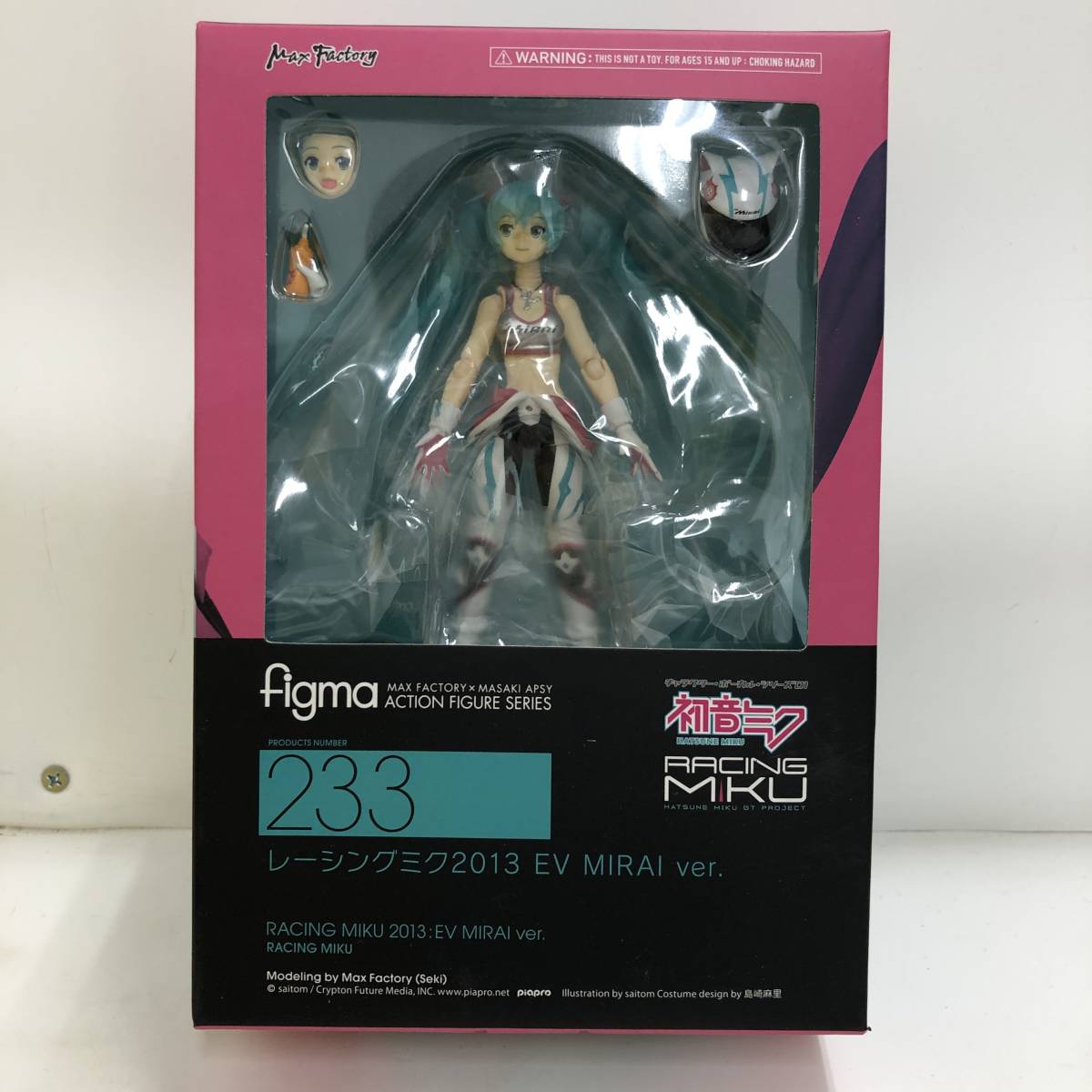 【やや傷や汚れあり】figma 233 初音ミク レーシングミク2013 EV MIRAI verの落札情報詳細 - ヤフオク落札価格検索 オークフリー