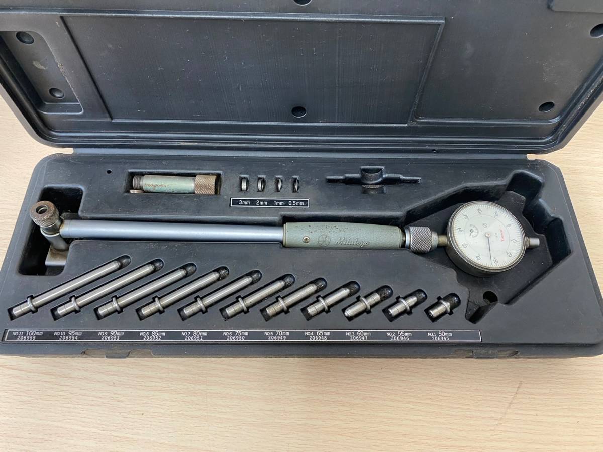 【傷や汚れあり】yk2725060/ Mitutoyo シリンダーゲージ 511-128p 50-100mm ケース付き 工具の落札情報詳細 ...