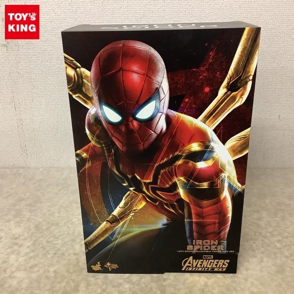 【やや傷や汚れあり】1円〜 ホットトイズ ムービー・マスターピース 1 6 Mms482 アベンジャーズ インフィニティー・ウォー アイアン