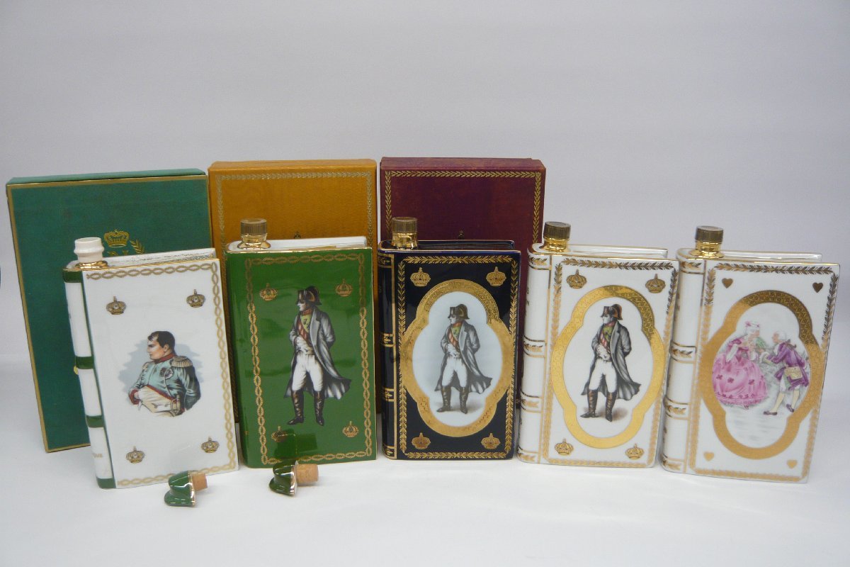 【やや傷や汚れあり】1円～ おたからや ＊K1206-06 カミュCAMUS ブックBOOK ナポレオンNAPOLEON 40％ 700ml ブランデー コニャックCOGNAC☆5本セット の ...