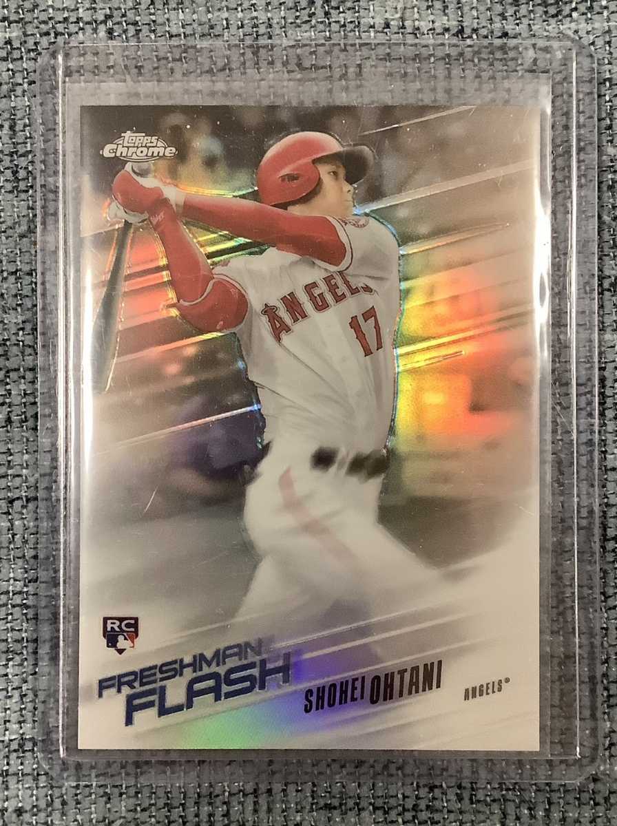 【未使用】2018 Topps Chrome Baseball MLB Shohei Ohtani Los Angeles Angels ...