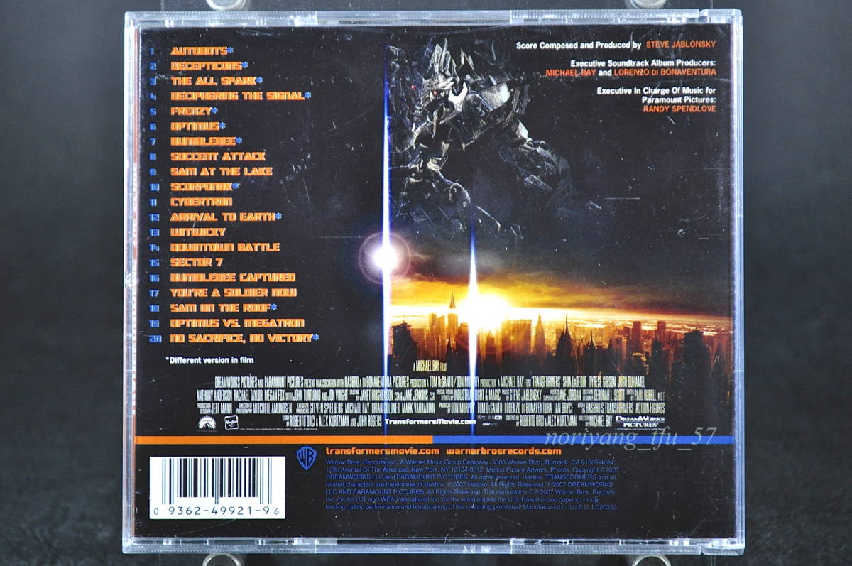 【目立った傷や汚れなし】稀少 輸入盤☆ トランスフォーマー スコア / Transformers THE SCORE オリジナル・サウンド ...