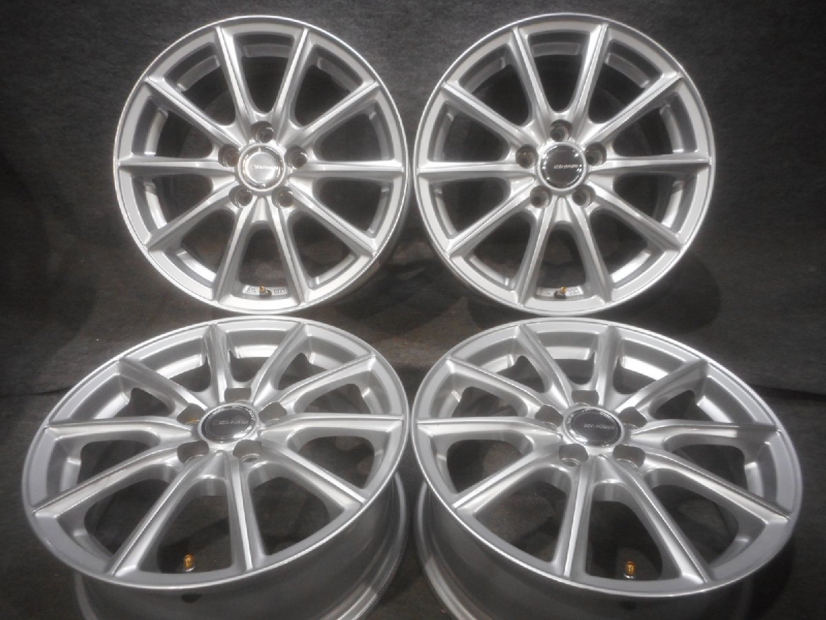 【やや傷や汚れあり】ECO FORME アリオン 15in 6J PCD100 OFF+43 4本 [2110]の落札情報詳細 - Yahoo!オークション落札価格検索 オークフリー