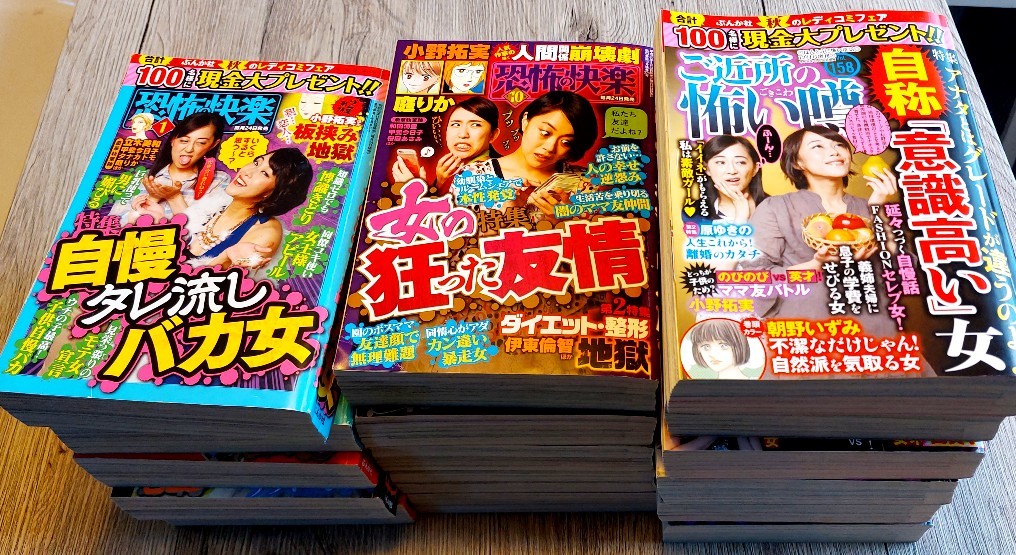 【やや傷や汚れあり】 レディコミ 恐怖の快楽 ご近所の怖い噂 16冊まとめて！ 検索 レディースコミック コンビニコミック 本当にあった ほん