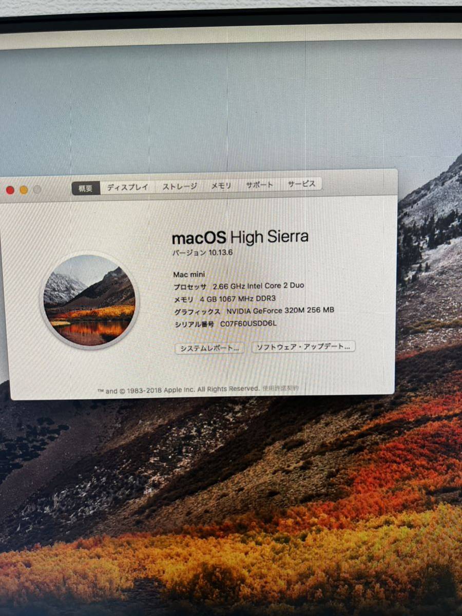 【傷や汚れあり】【おまけ付】Apple Mac mini Core2Duo MB139J/A ジャンク＋SNOW leopard OS ...
