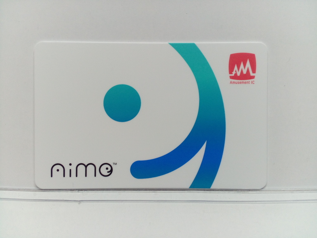 【未使用に近い】Aime カード 1枚 4社共通 アーケード アミューズメント IC Arcade Amusement IC CARD ...