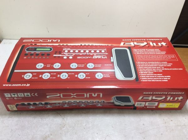 【傷や汚れあり】T【ま-25】【100サイズ】ZOOM B9.1ut Bass Effects Console/エフェクター/※通電可、動作未 ...