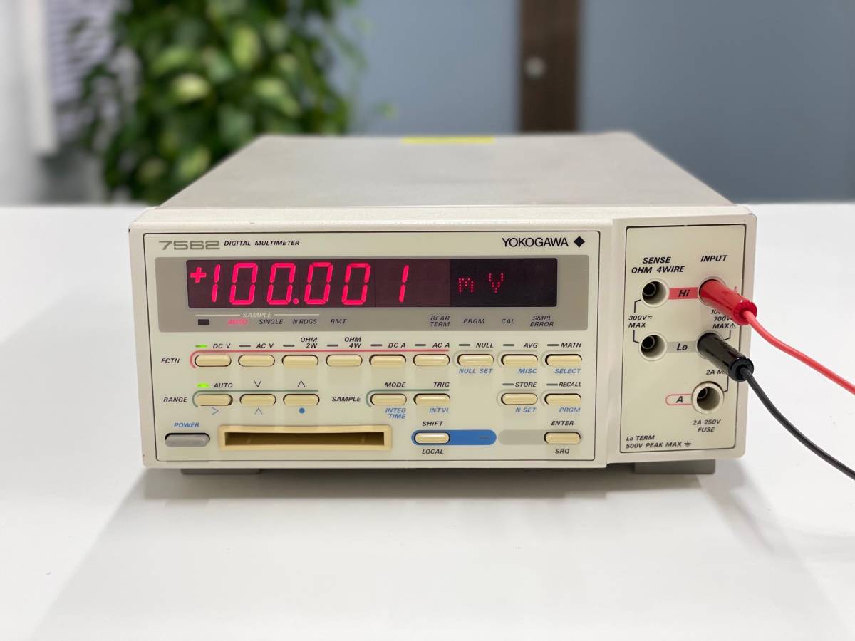 【やや傷や汚れあり】横河/YOKOGAWA 7562 6.5桁 マルチメータの落札情報詳細 - ヤフオク落札価格検索 オークフリー