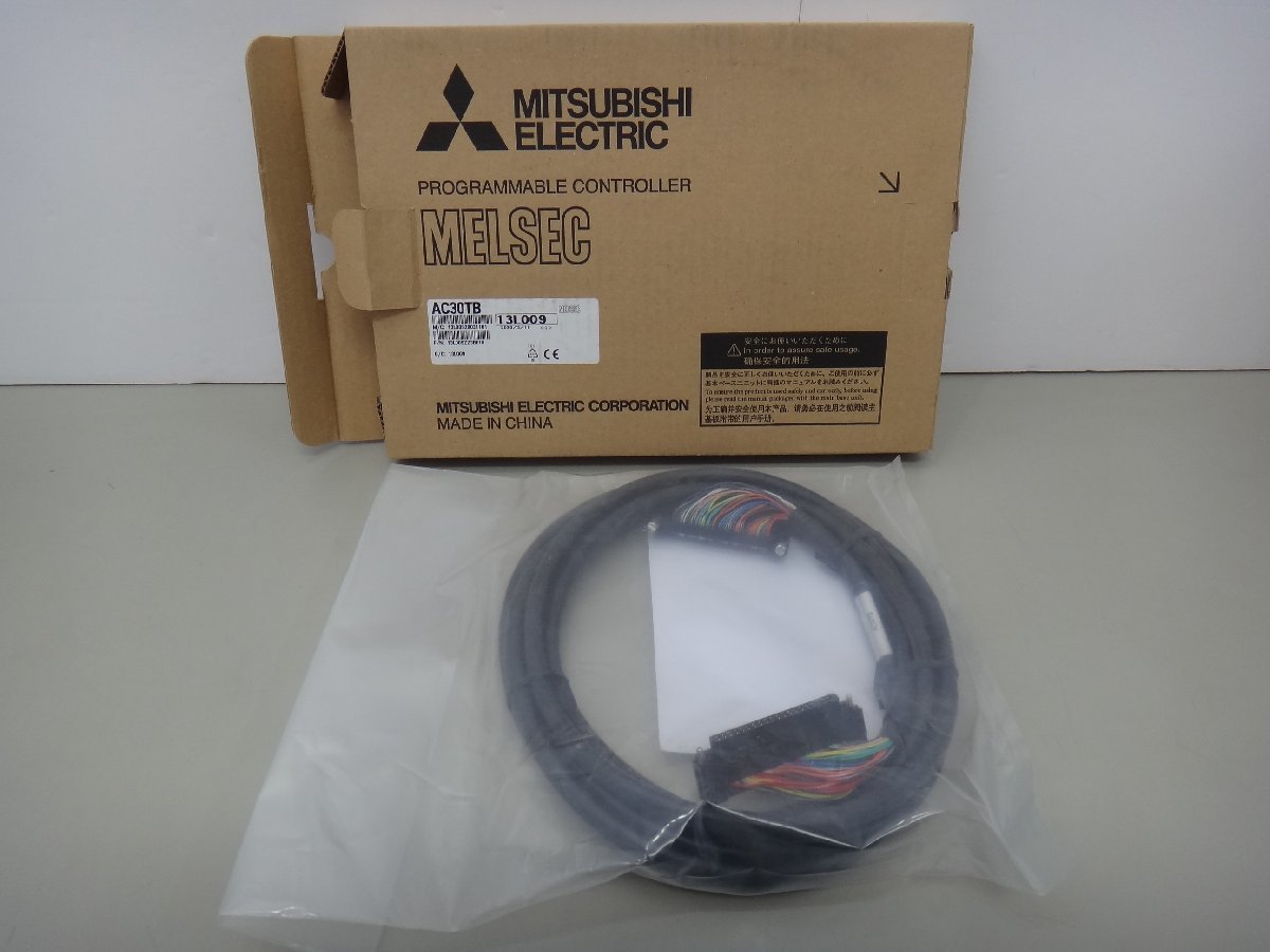 【未使用に近い】PXK306)三菱電機/シーケンサ/FA-CBL20FMV/I/Oユニット-コネクタ⇔端子台変換ユニット接続ケーブル/4点 ...