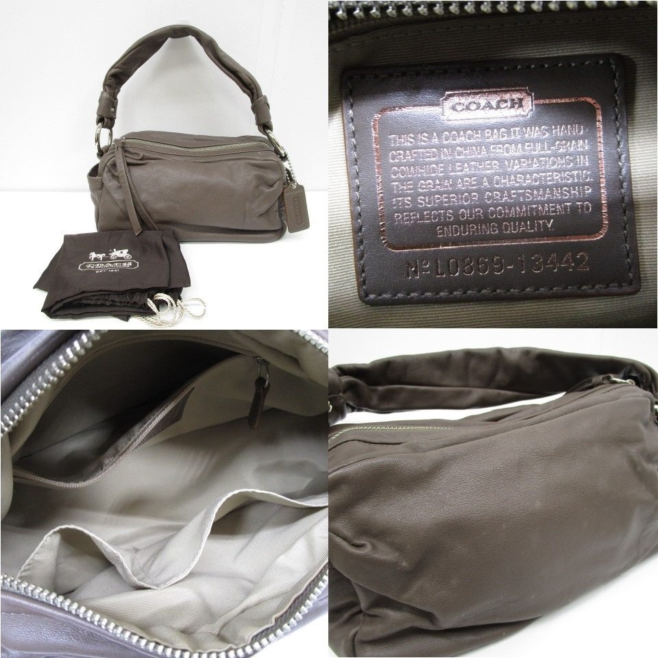 【傷や汚れあり】[即日発送] COACH コーチ レディースバッグ3点セット 13442/23562/9268 トート ハンド ショルダー 2way ブラウン/ベージュ/ブラック 371の落札 ...