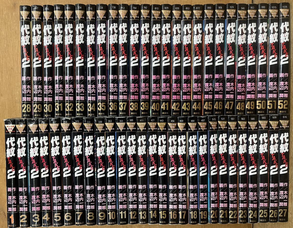 【傷や汚れあり】 代紋TAKE2 エンブレム まとめて52巻セット 木内一雅 渡辺潤 ヤンマガKC ヤクザ 任侠 マンガ 状態良好 の落札情報詳細 - ヤフオク落札価格検索 オークフリー