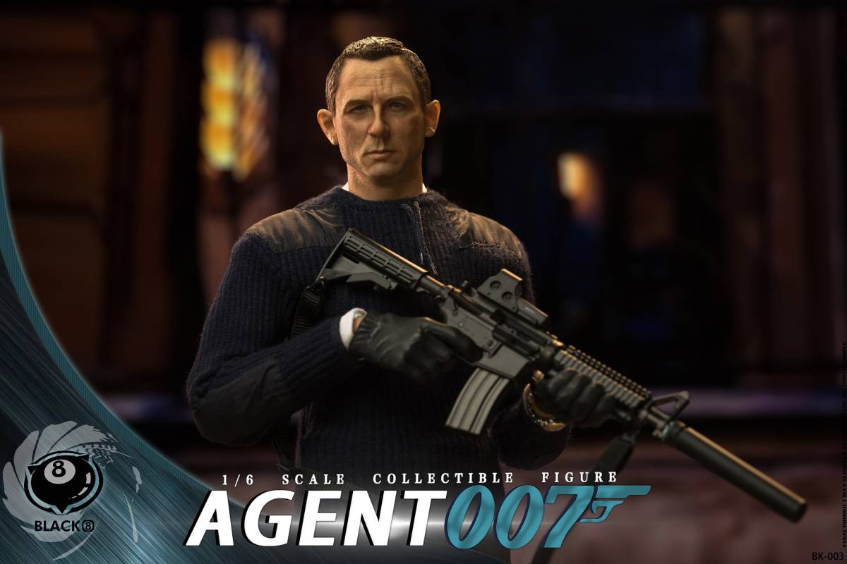 【未使用】BLACK 8 STUDIO 1/6 エージェント 007 未開封新品 BK-003 Agent 007 Bond フィギュア 検 ...