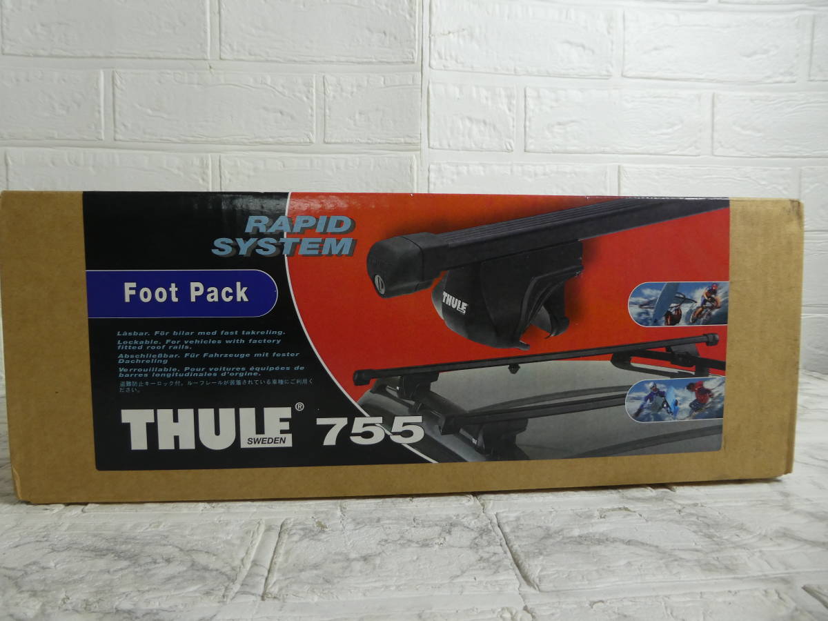 【未使用】☆ THULE スーリー ベースキャリアフットパック RAPID SYSTEM 755 未使用・未開封品 激安1円スタート ☆の落札情報詳細 - ヤフオク落札価格検索 オークフリー