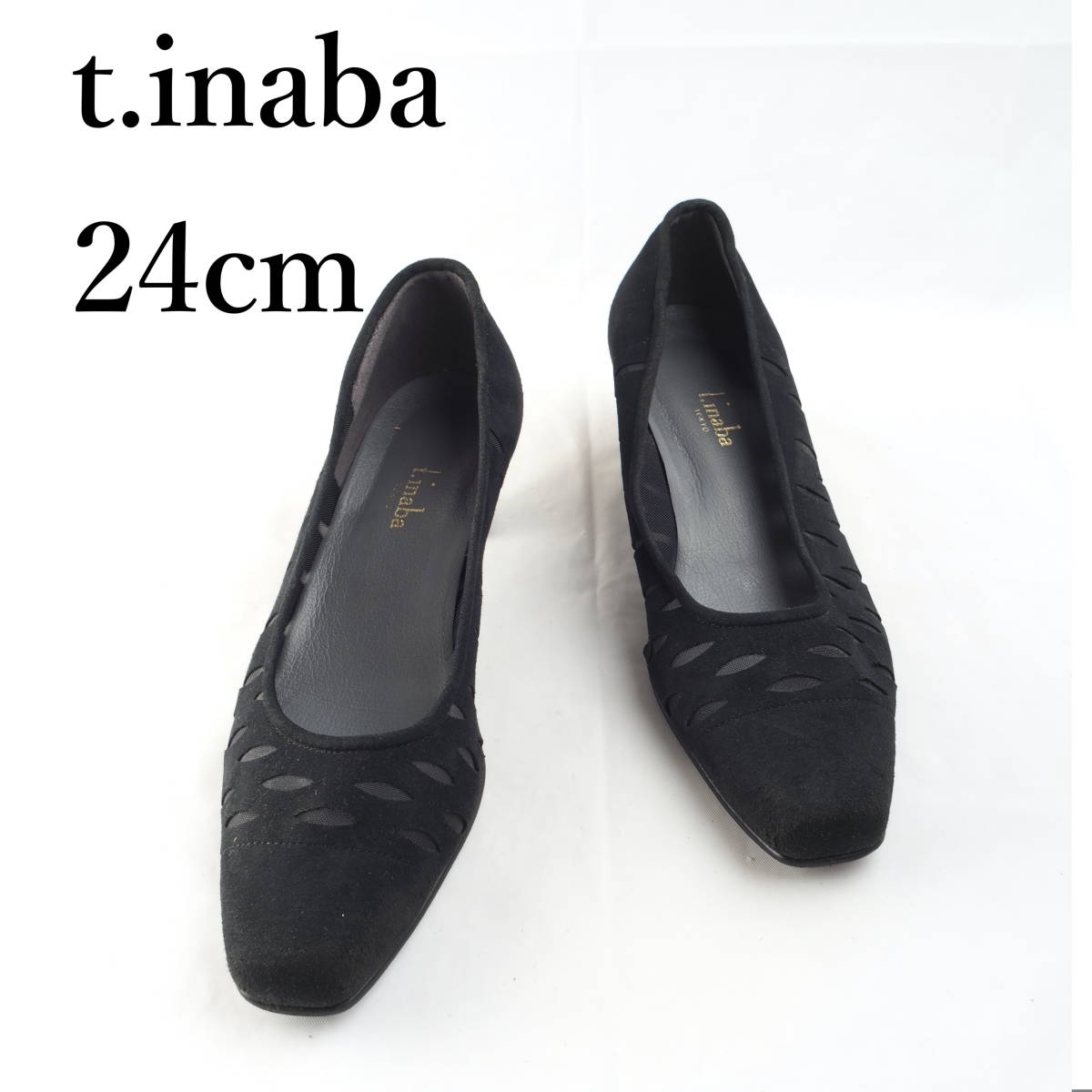【傷や汚れあり】LK6326*t.inaba*ティーイナバ*レディースパンプス*24cm*黒*日本製の落札情報詳細 - ヤフオク落札価格検索 オークフリー