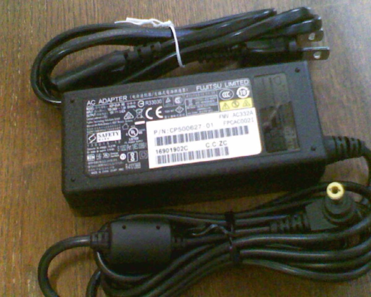 【目立った傷や汚れなし】FUJITSU 19V3.42A ACアダプター/ FMV-AC332Aの落札情報詳細 - ヤフオク落札価格検索 オークフリー