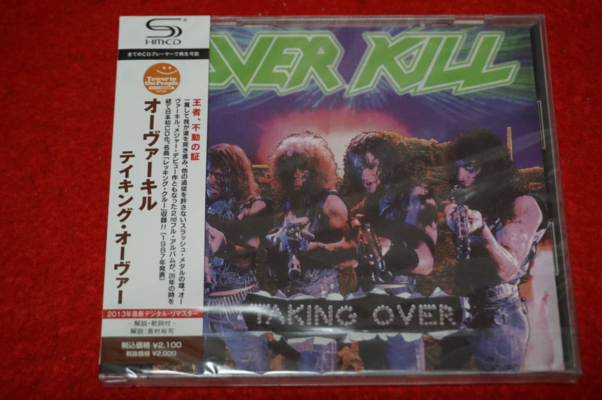【未使用】【新品】 国内初CD化！ OVERKILL / Taking Over '87年作 高音質SHM-CD 2013年リマスター ...