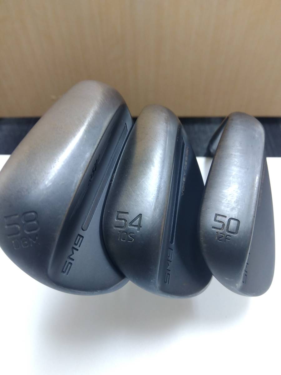 【やや傷や汚れあり】Titleist（タイトリスト）SM9 50°・54°・58°の3本セットの落札情報詳細 - ヤフオク落札価格情報 オークフリー