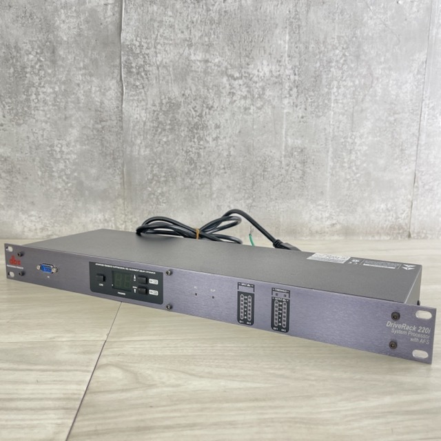 【目立った傷や汚れなし】dbx PAプロセッサー 美品 【中古】 ディービーエックス DriveRack 220i System ...