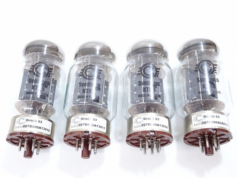 【新品】【6BM8互換 お得な4本セット】Svetlana スヴェトラーナ 6F3P/6Ф3П メッキピン 未使用 4本セット 真空管の落札 ...