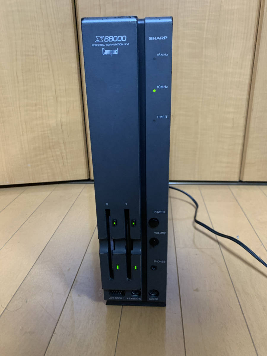 【傷や汚れあり】X68000 compact XVI 画面正常に映らず ジャンク品 オマケの落札情報詳細 - ヤフオク落札価格検索 オークフリー